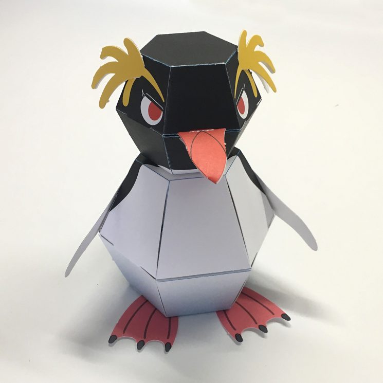 Pengiun Bomb Bastelbogen von Haruki Nakamura kaufen